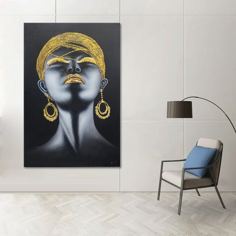 Affluent Features - Canvas Print with Floating Frame - CNL307 ...